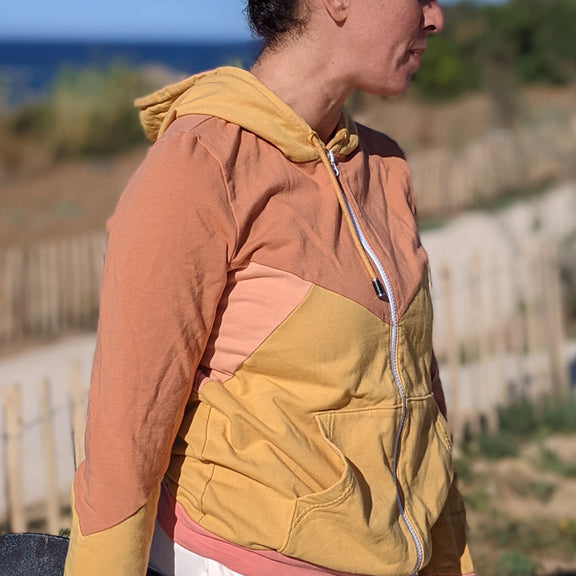 Patron Sweat zippé capuche Dancing 32 au 52 (PDF) – Super Bison