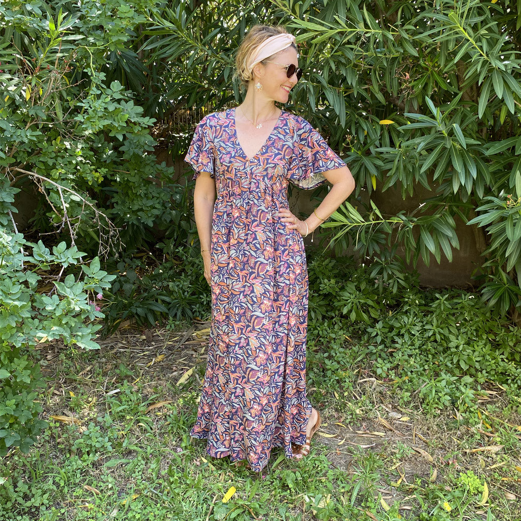 Patron Robe Maxi-dress et Robe courte Idylle (32 au 52) – Super Bison