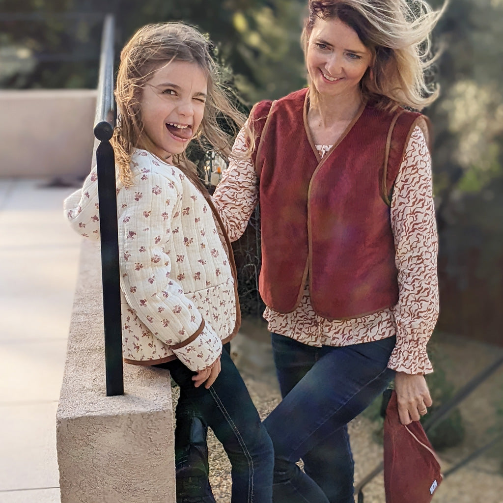 Duo : Patrons Veste et Gilet Adulte Crush et Enfant Mini-Crush – Super ...