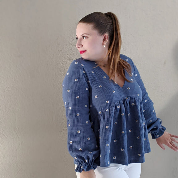 Patron Robe et Blouse Merveille du 32 au 52 (PDF) – Super Bison