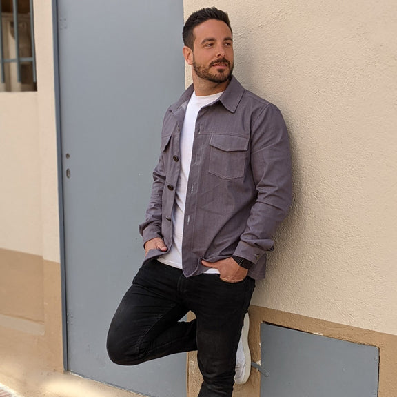 Patron Surchemise Homme Ruben (PDF) – Super Bison